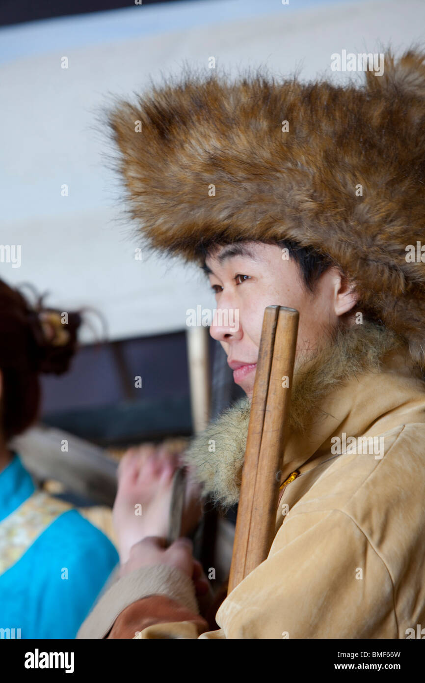 Daur young man in traditional costume, Morin Dawa Daur Autonomous ...