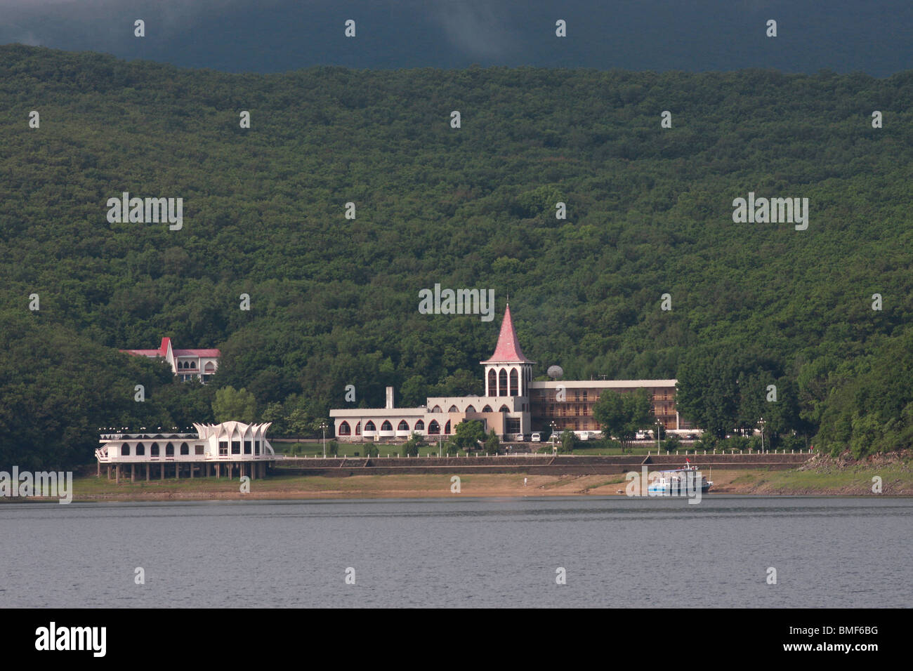 Mudanjiang River, Mudanjiang, Heilongjiang Province, China Stock Photo ...