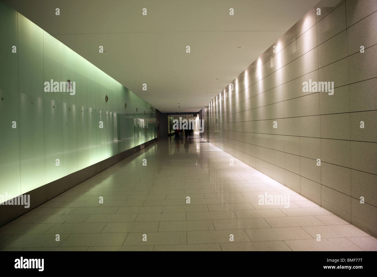 Detailed view of the "souterrains" - underground pedestrian pathways ...
