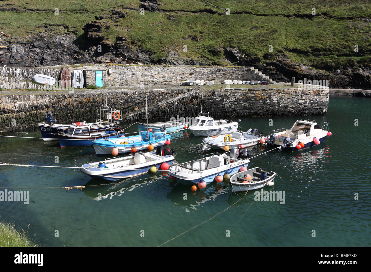 Harbour, Boscastle, Cornwall, England, United Kingdom Stock Photo - Alamy