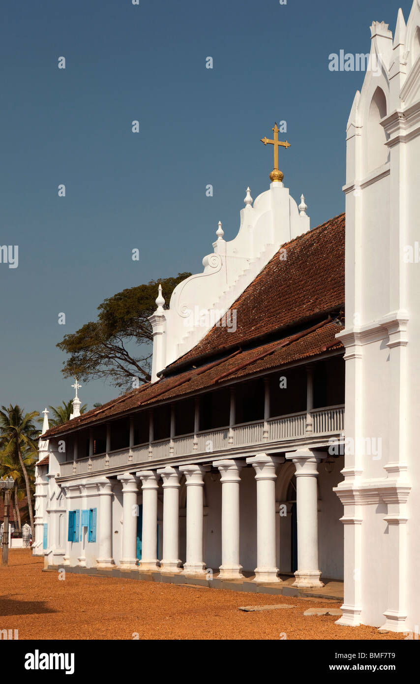 India, Kerala, Champakulam village, Syrian Christian Church in historic ...