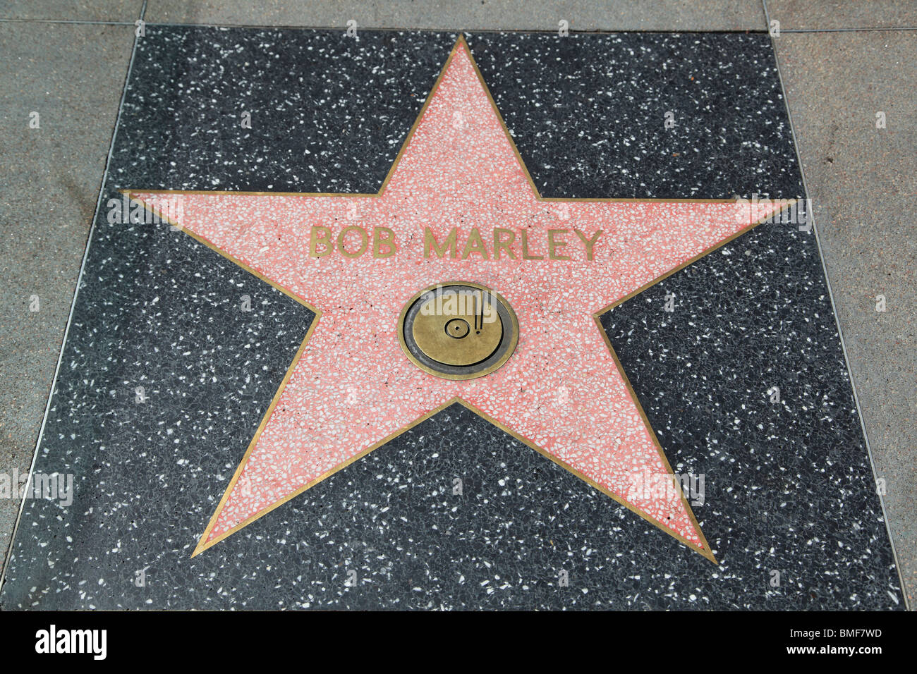 Bob Marley Star, Hollywood Walk of Fame, Hollywood Boulevard, Los ...