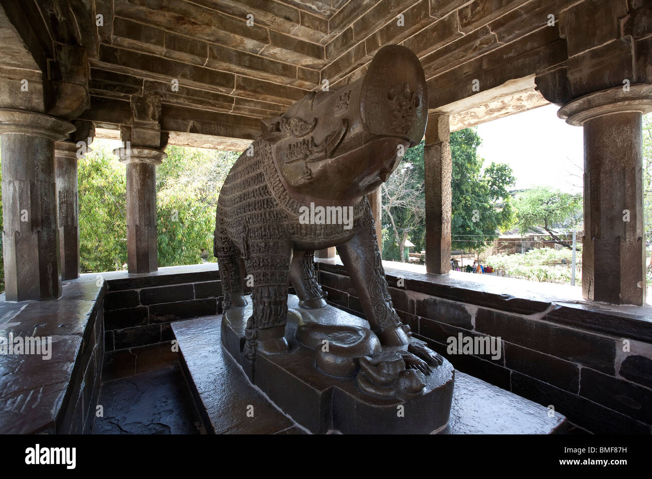 Boar statue (Vishnu vehicle). Varaha Shrine. Khajuraho. India Stock ...