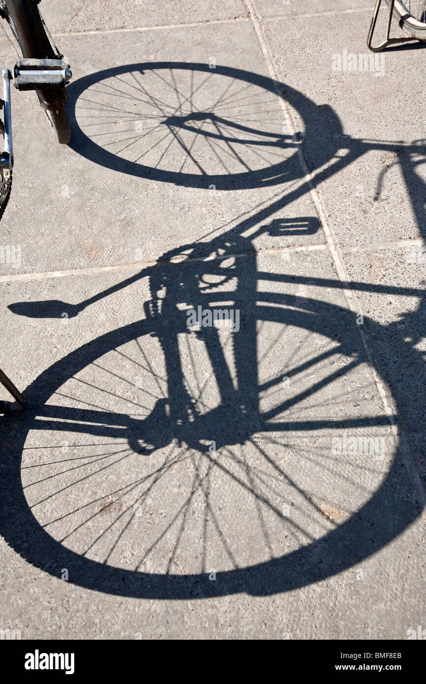 Bicycle shadow. Jaipur. Rajasthan. India Stock Photo - Alamy