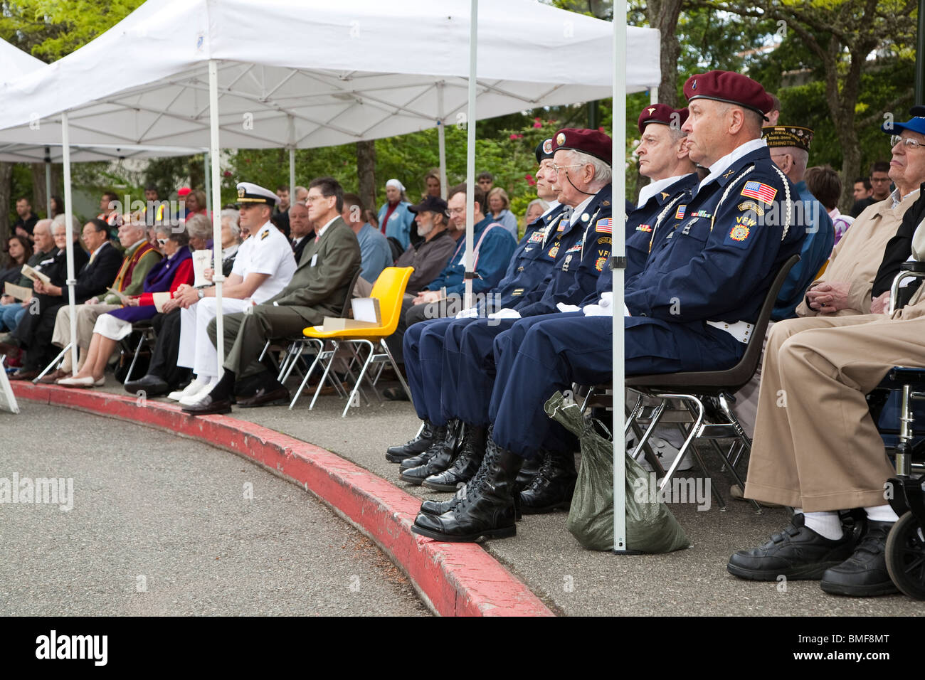 Marine corps war memorial ceremony hi-res stock photography and images ...