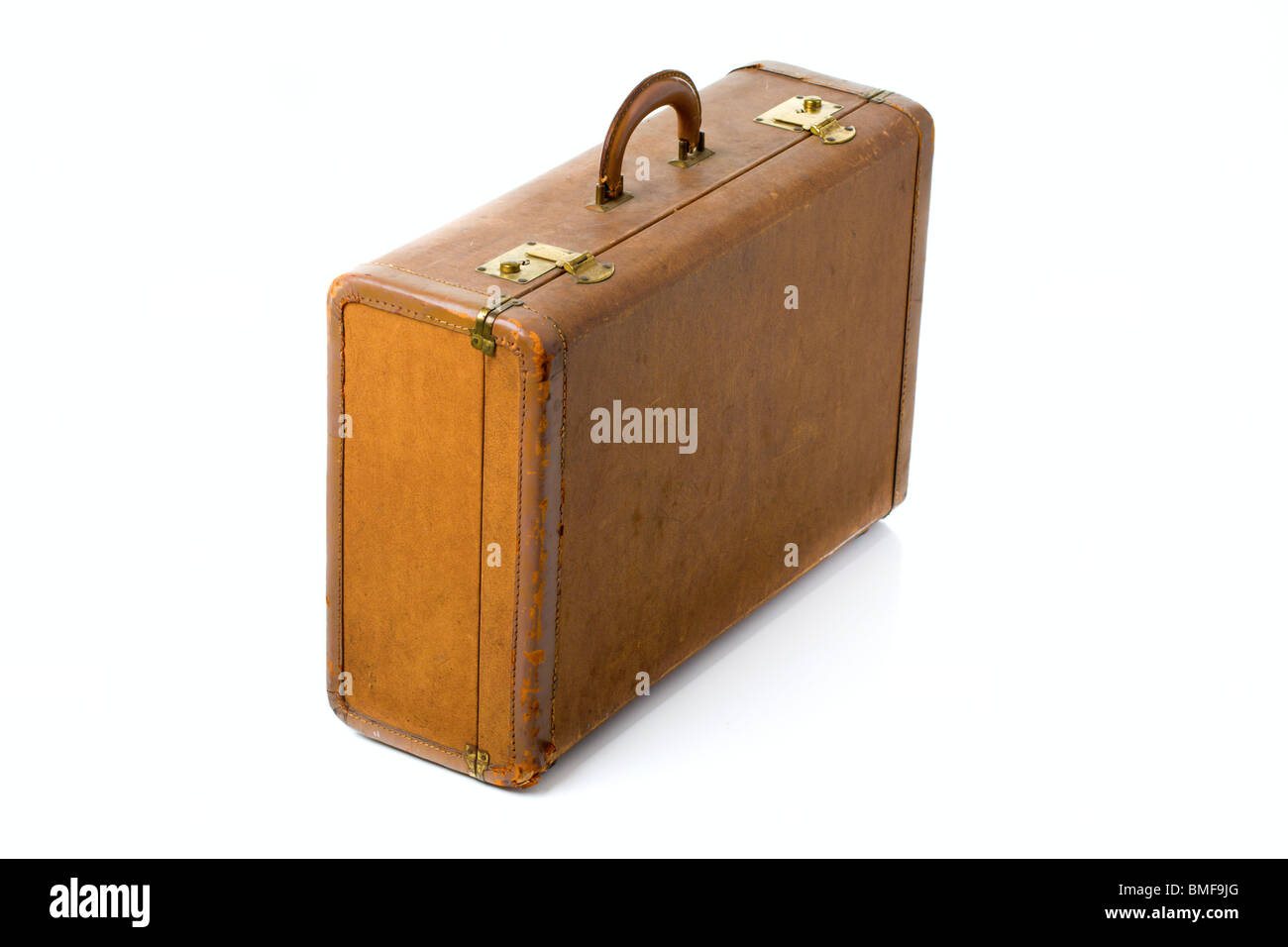 Leather suitcase hi-res stock photography and images - Alamy
