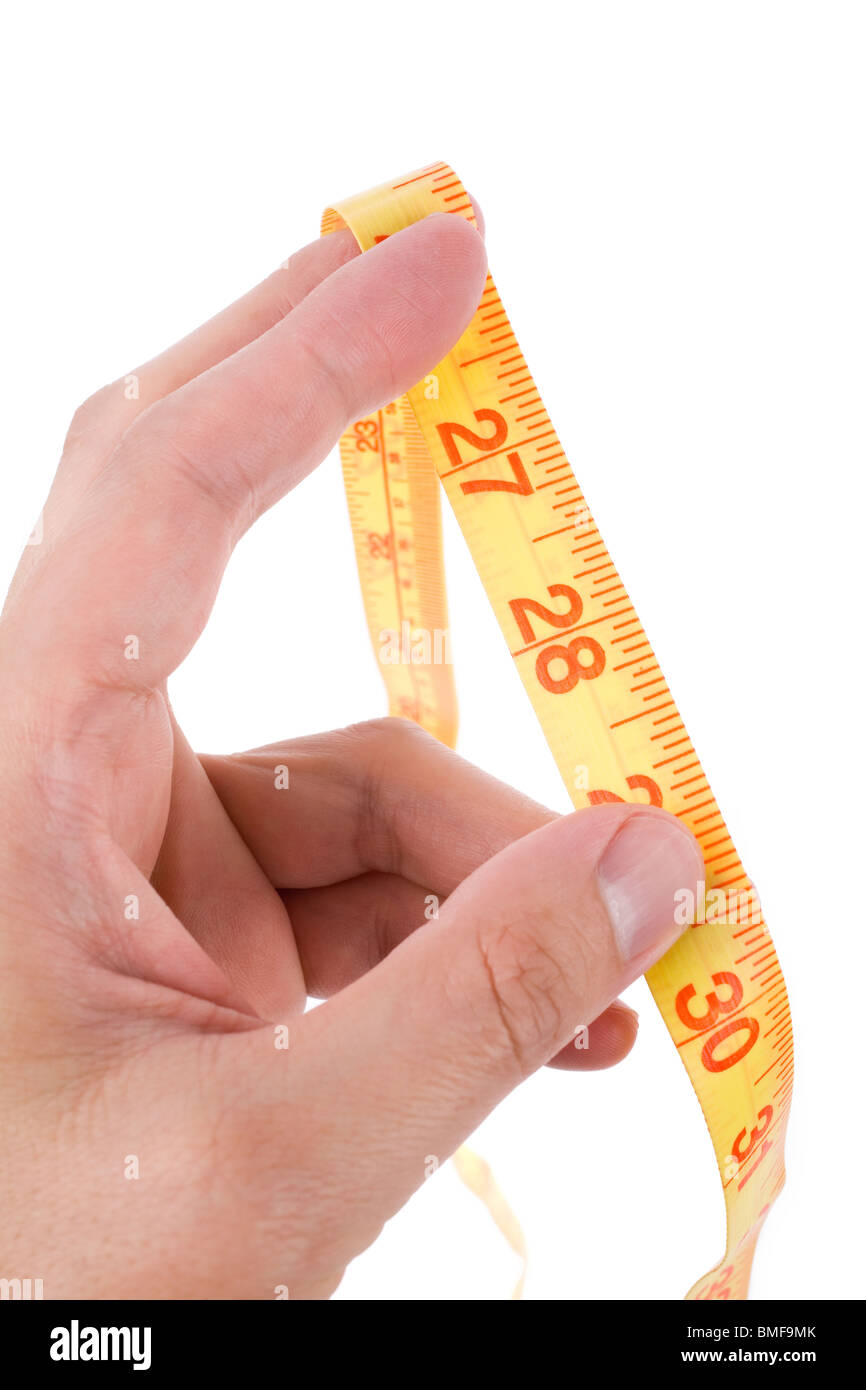 Tape Measure with white background Stock Photo - Alamy
