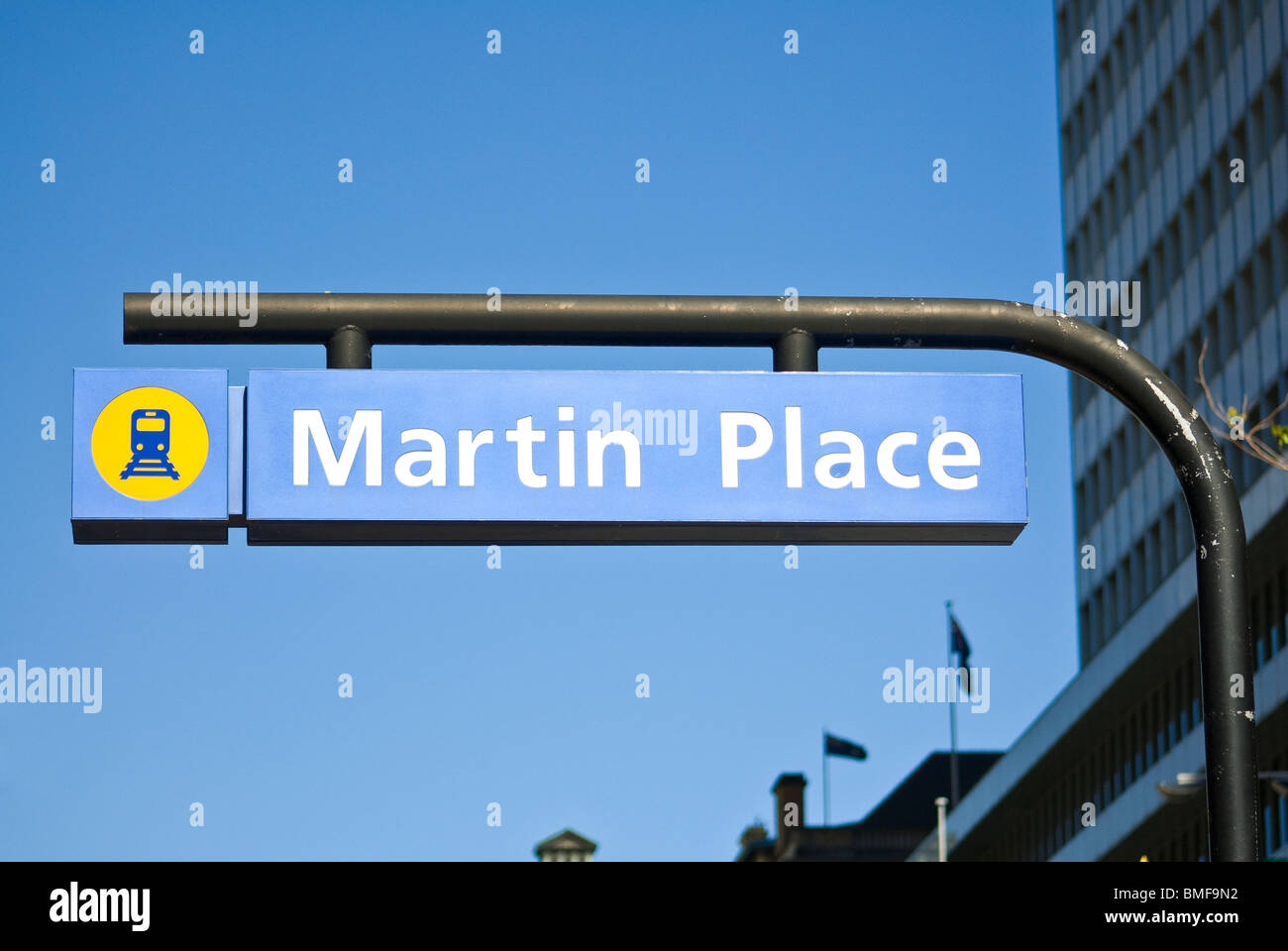 Sydney station sign Stock Photo - Alamy