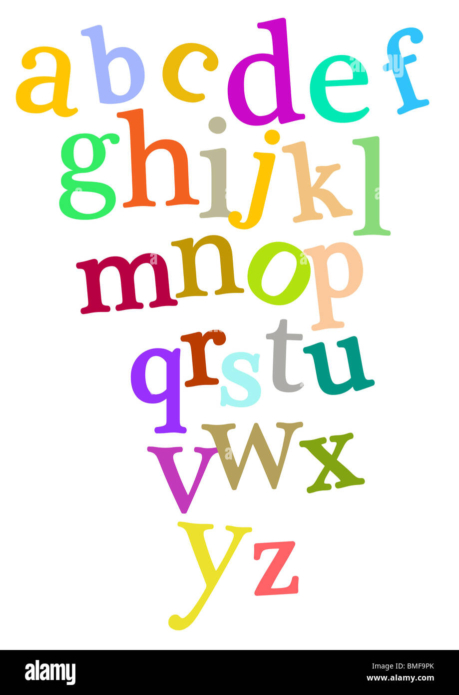 Alphabets art Cut Out Stock Images & Pictures - Alamy