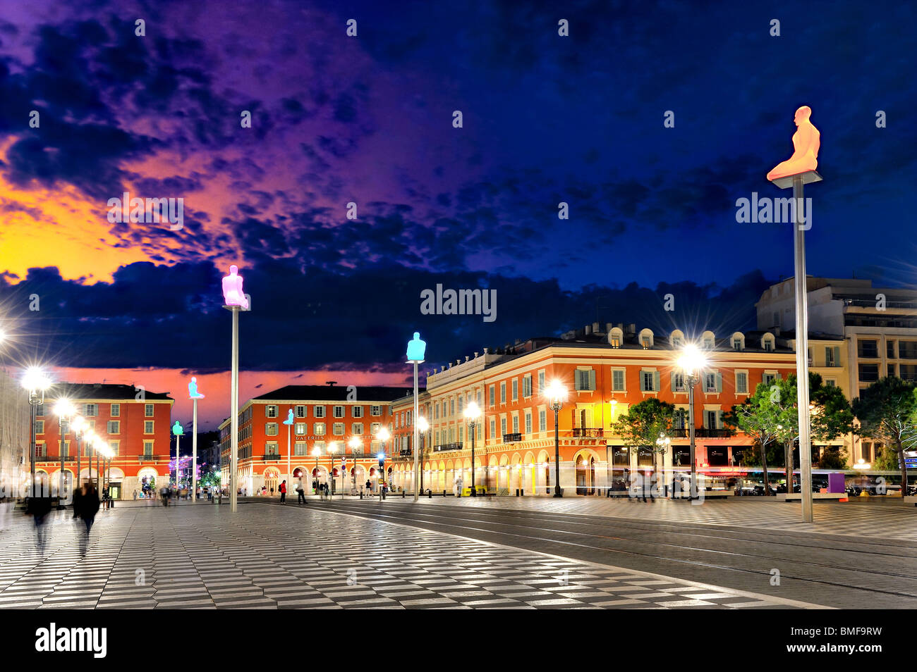 Massena Square, Nice, France Stock Photo - Alamy