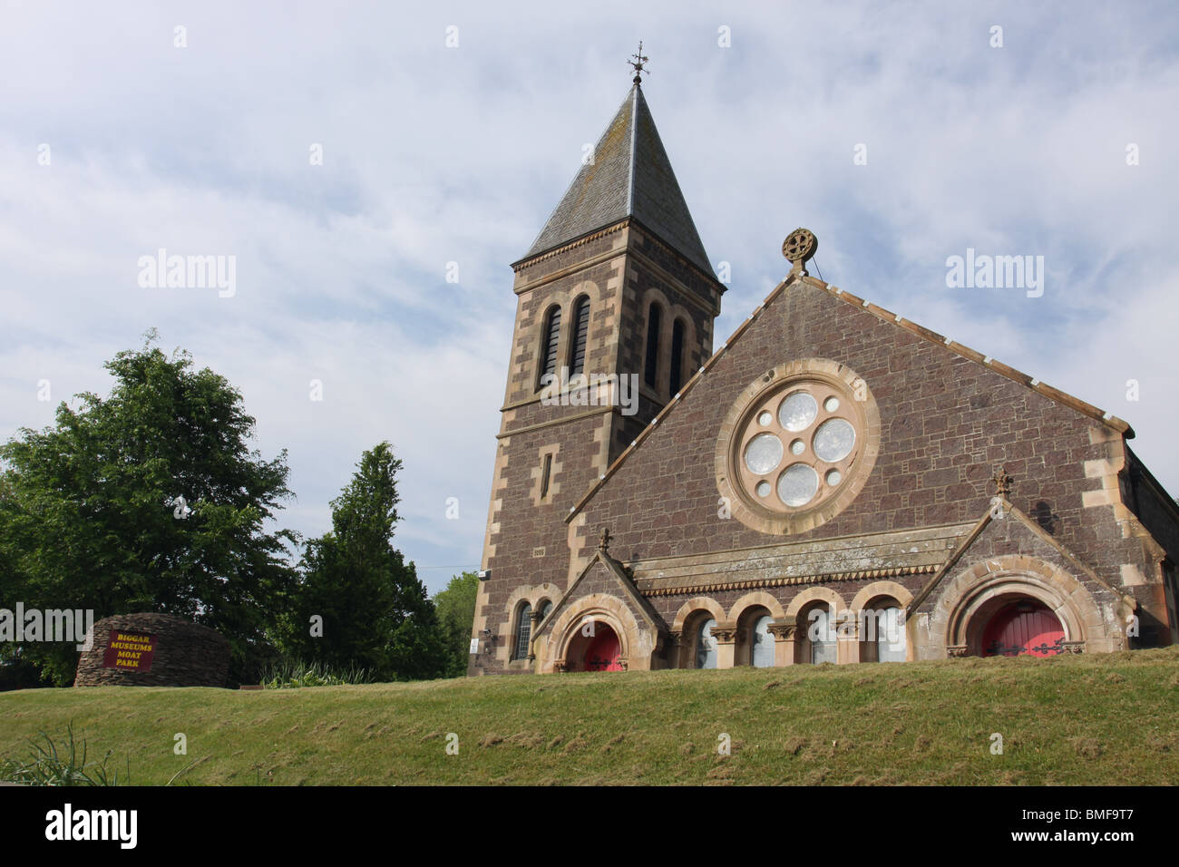 exterior of Moat Park Heritage Centre Biggar South Lanarkshire Scotland ...