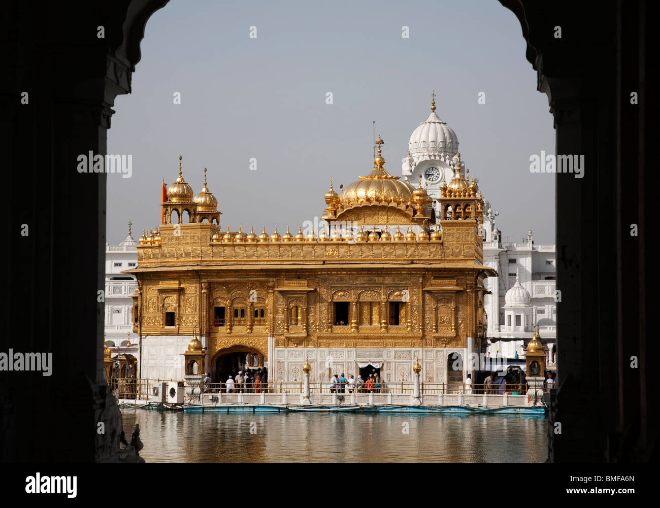 Golden temple or Sri Darbar Sahib at Amritsar (India). The Sikhs all ...