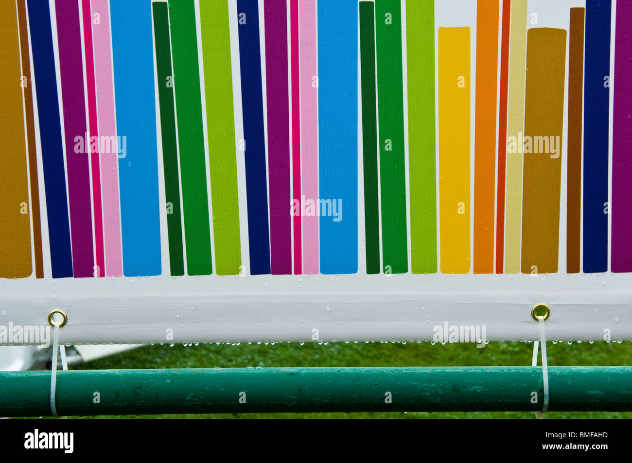 Colourful patterned window blinds in the design of book spines Stock ...