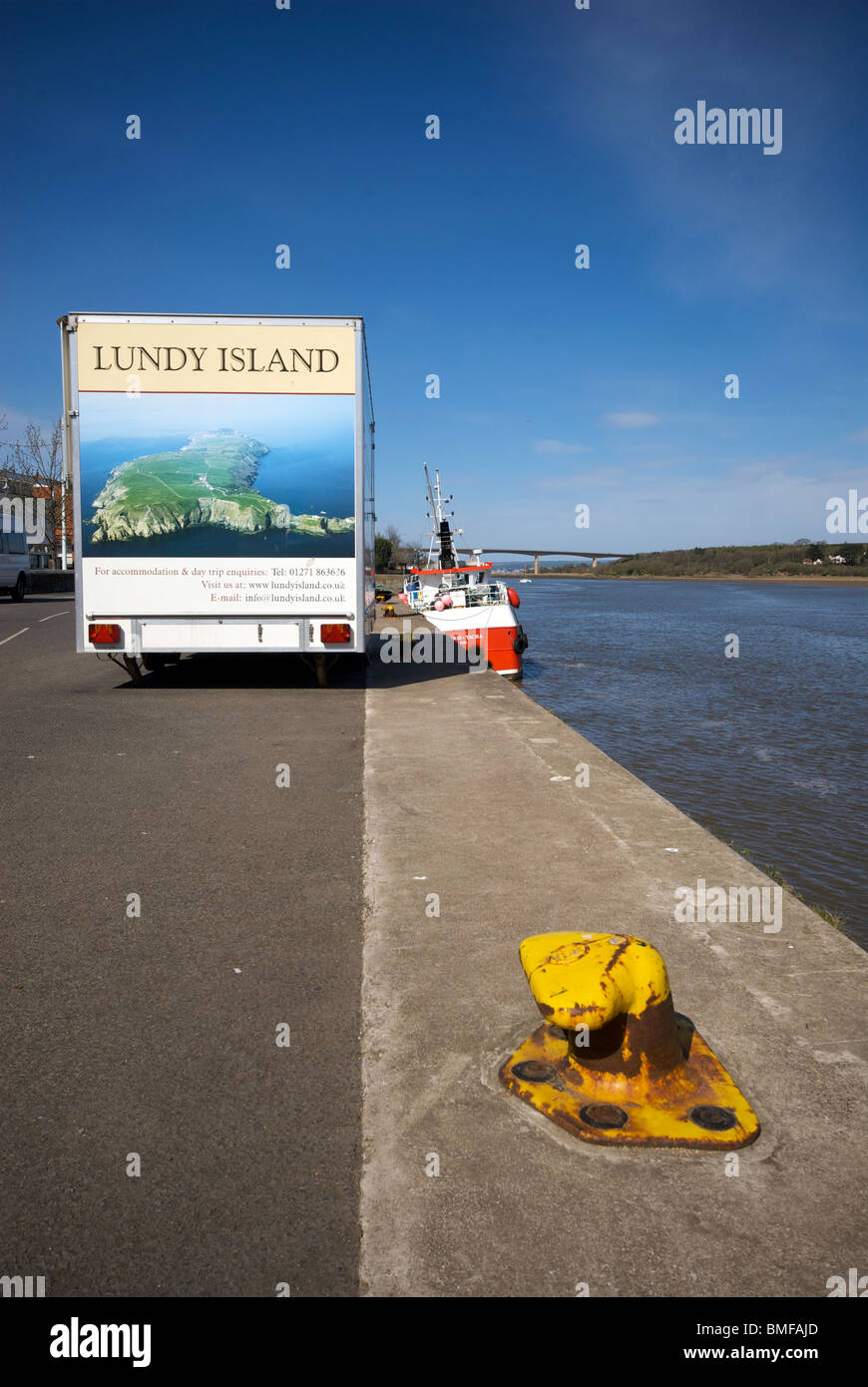 Lundy island boat hi-res stock photography and images - Alamy