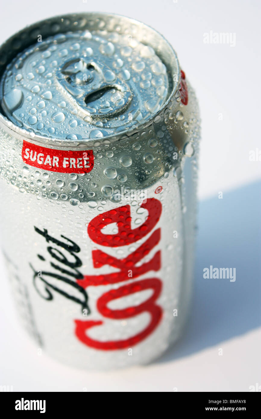 A can of ice cold coke Stock Photo - Alamy