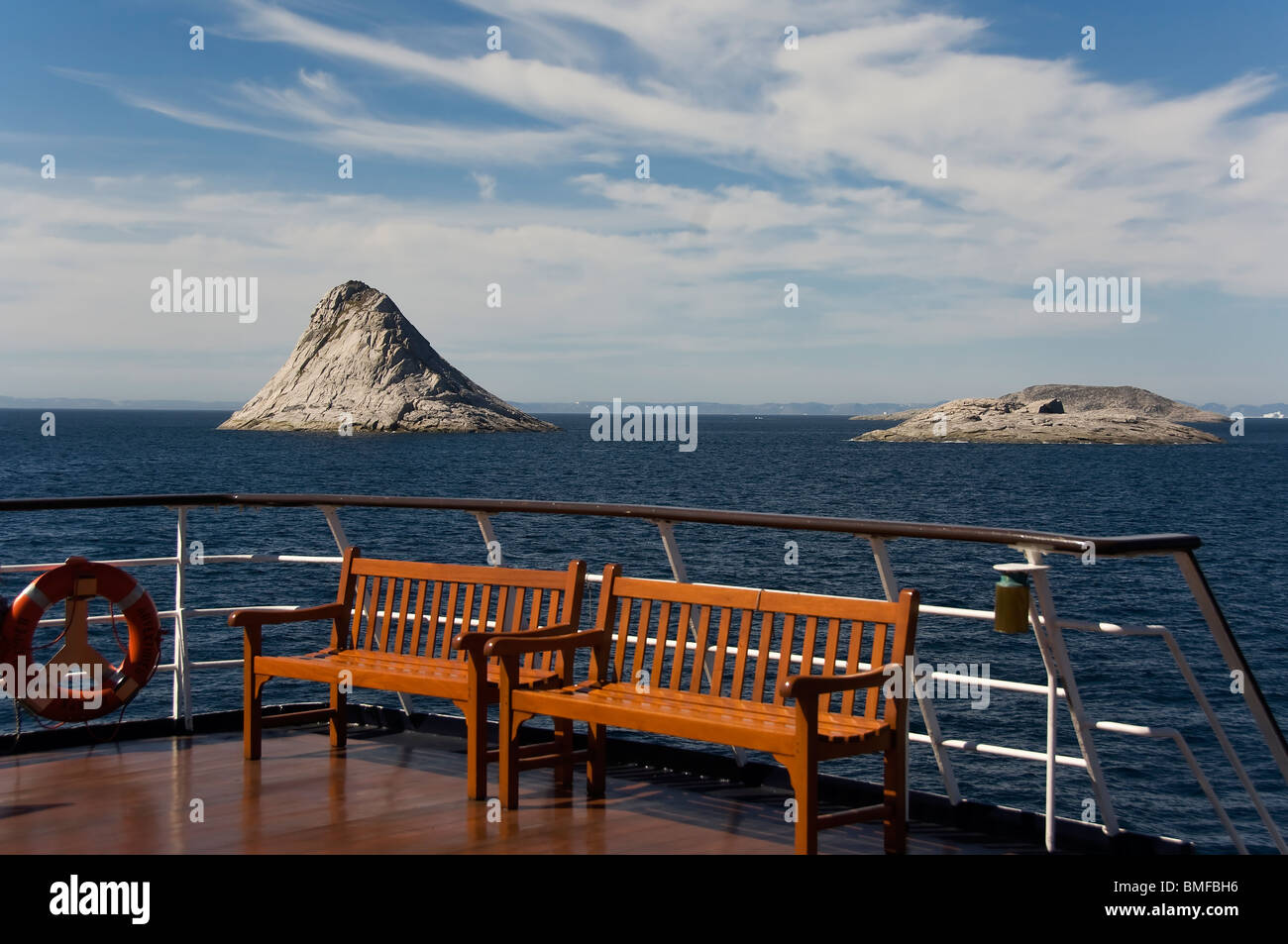 Davis Strait near Lady Franklin Islands, Nunavut, Canada Stock Photo ...