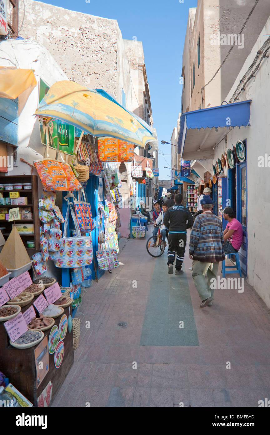 Narrow street in Medina Stock Photo - Alamy