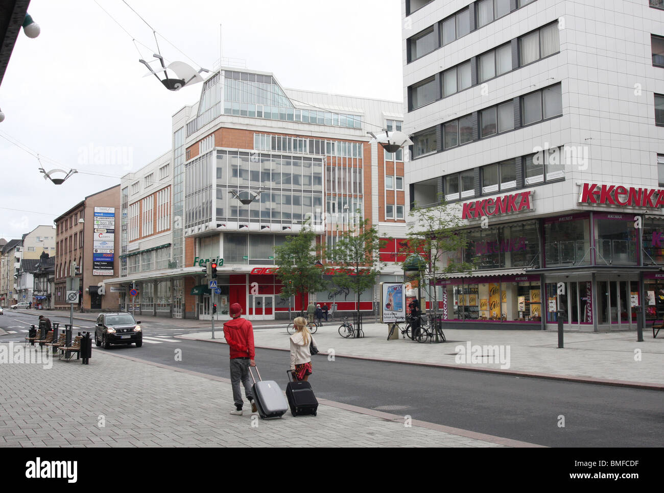 Turku, Finland. People and street in Turku city centre Stock Photo - Alamy