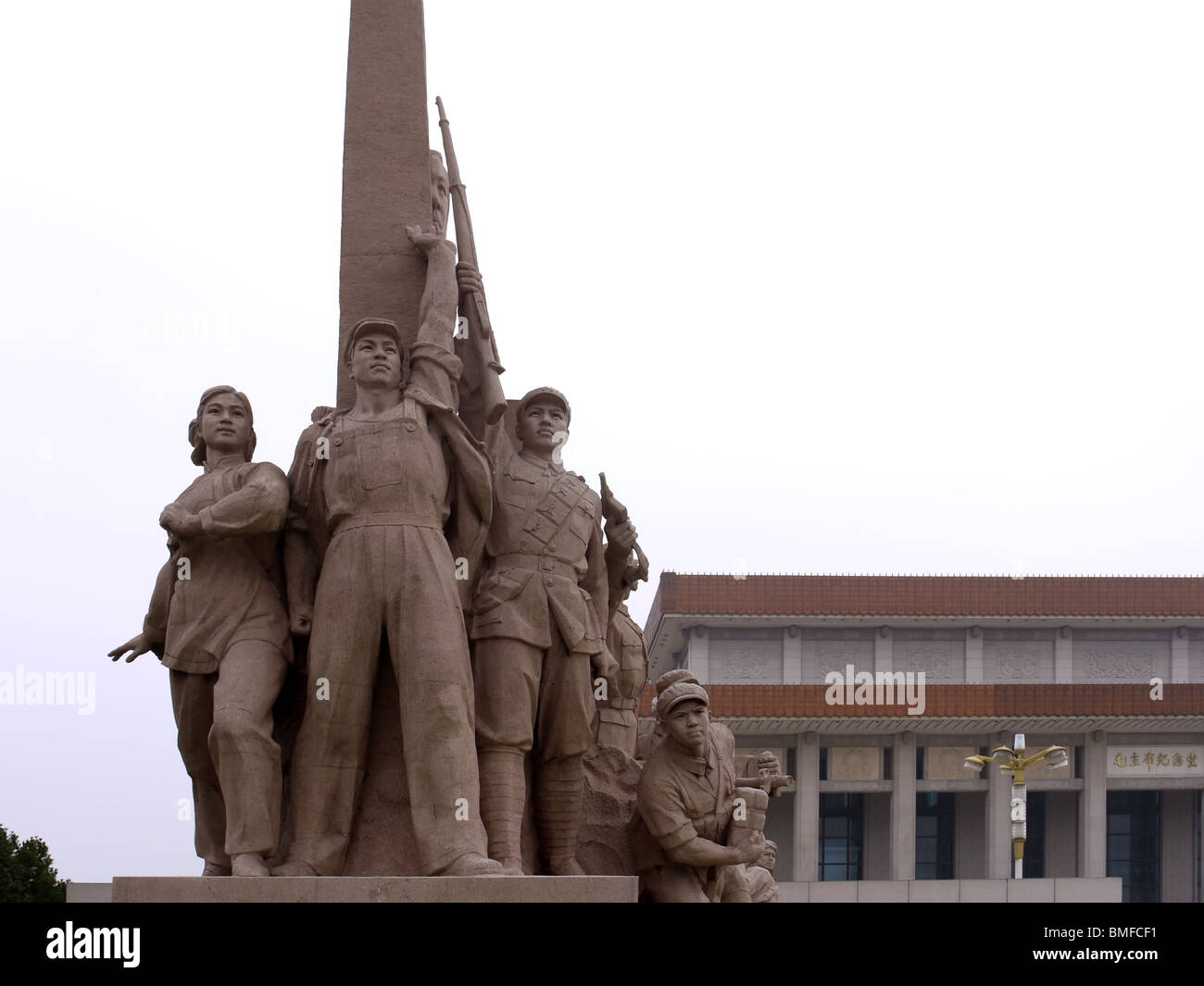 Monument on Tiananmen square in Beijing, China Stock Photo - Alamy