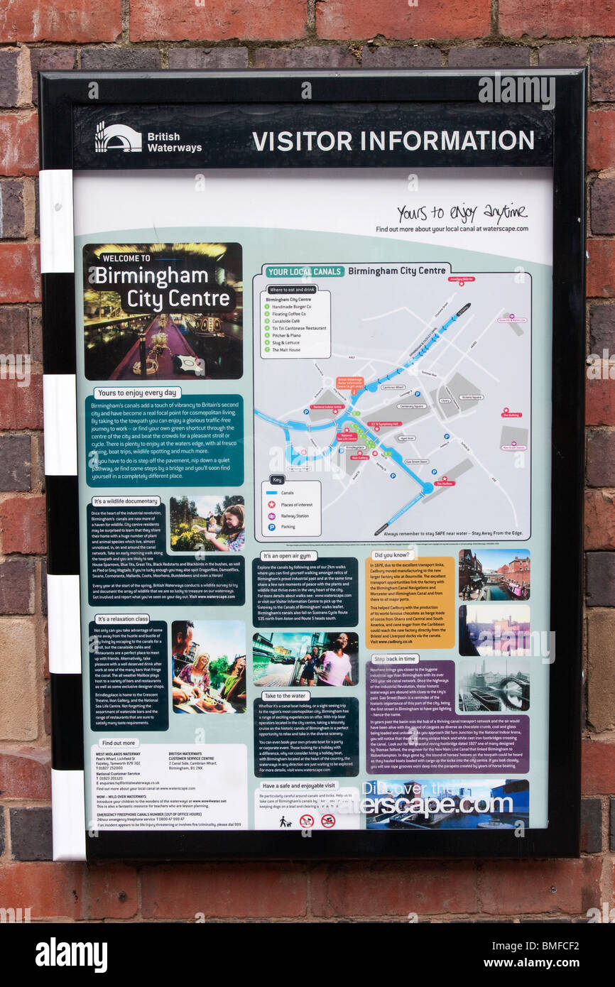 "Visitor information board Stock Photo - Alamy