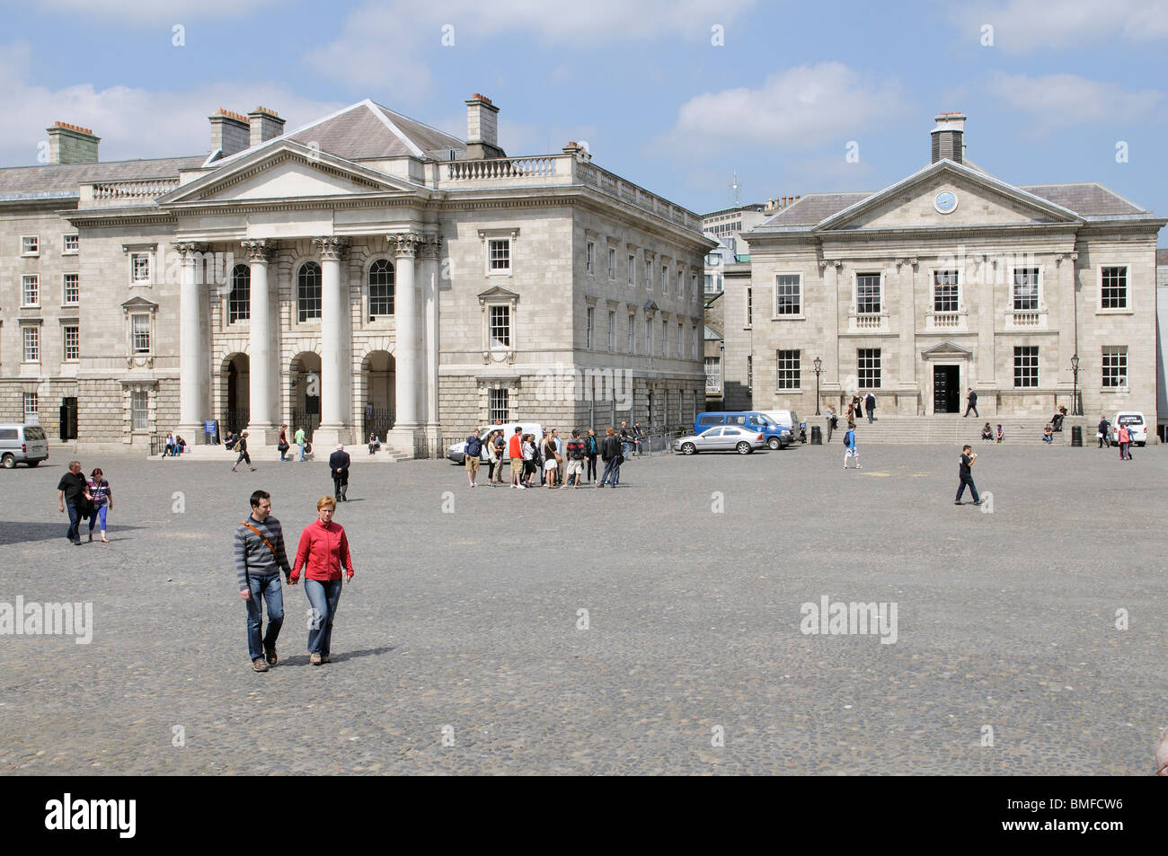Trinity College Dublin Ireland The Chapel & the Dining Hall buildings ...