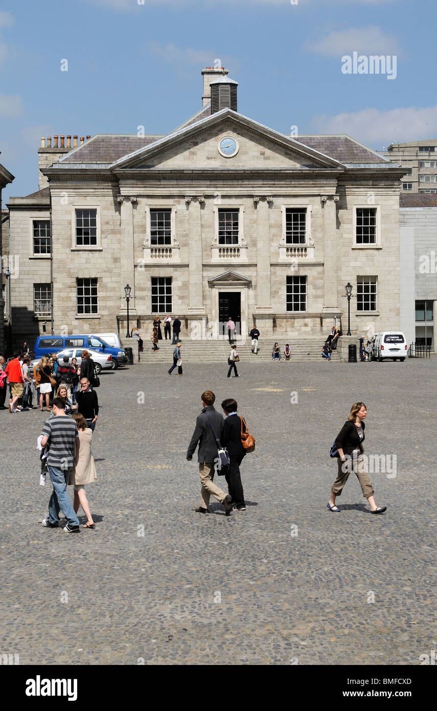 Trinity College Dublin Ireland the Dining Hall building Stock Photo - Alamy