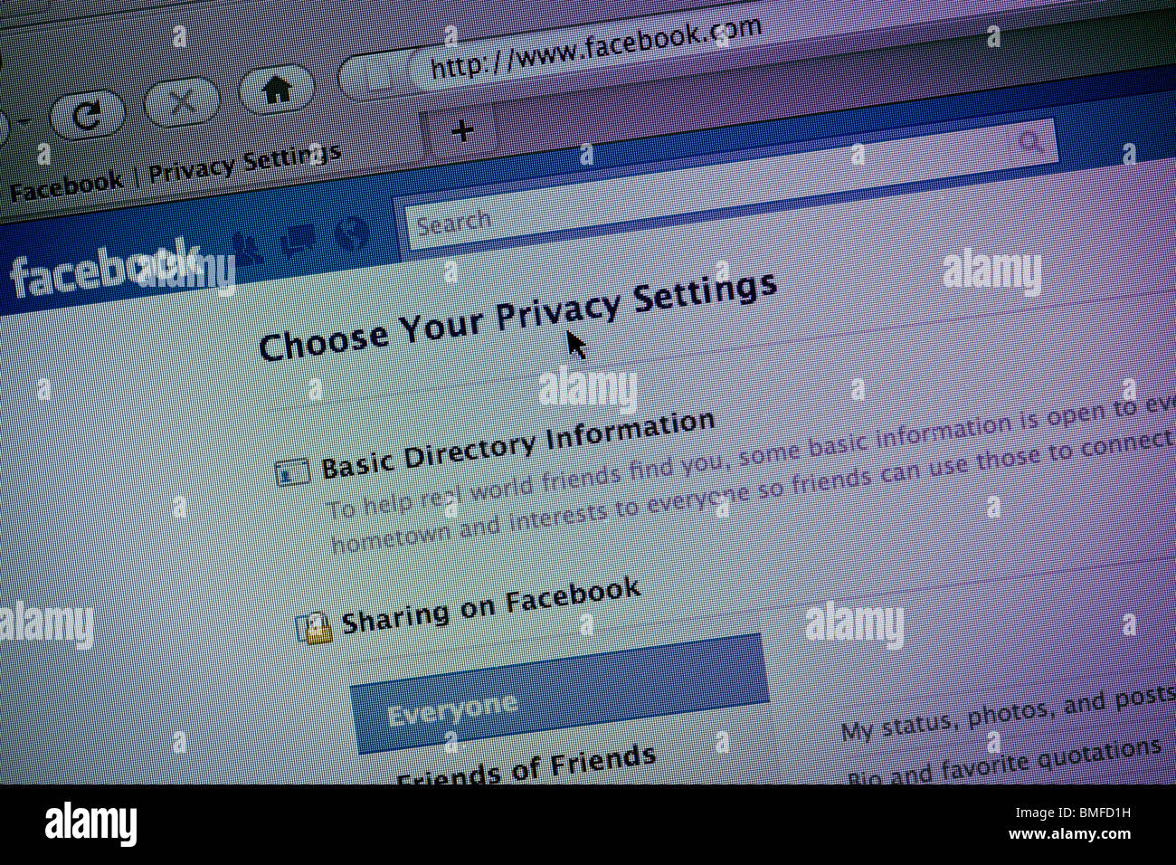 Settings hi-res stock photography and images - Alamy
