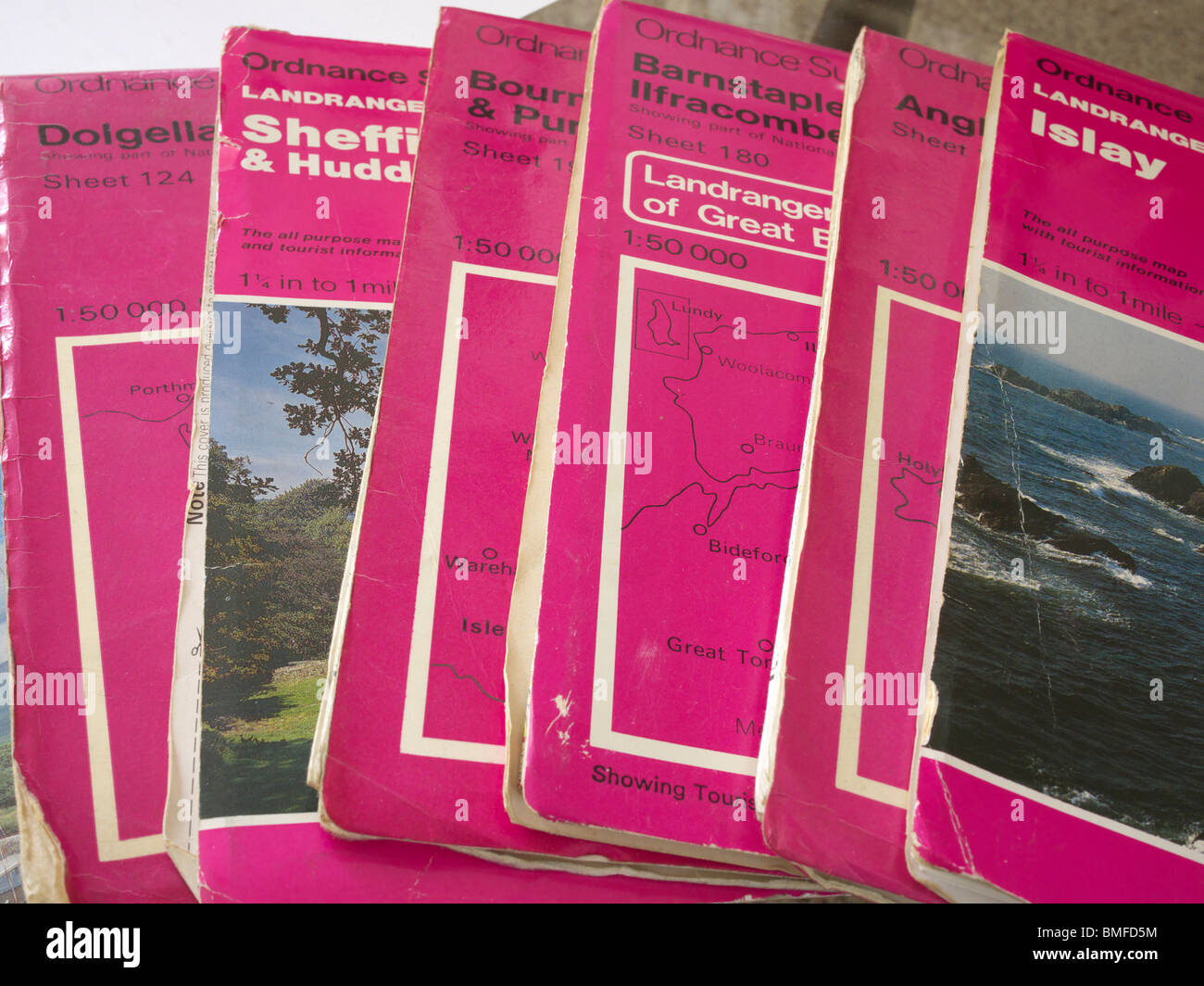 Ordnance Survey maps Stock Photo - Alamy