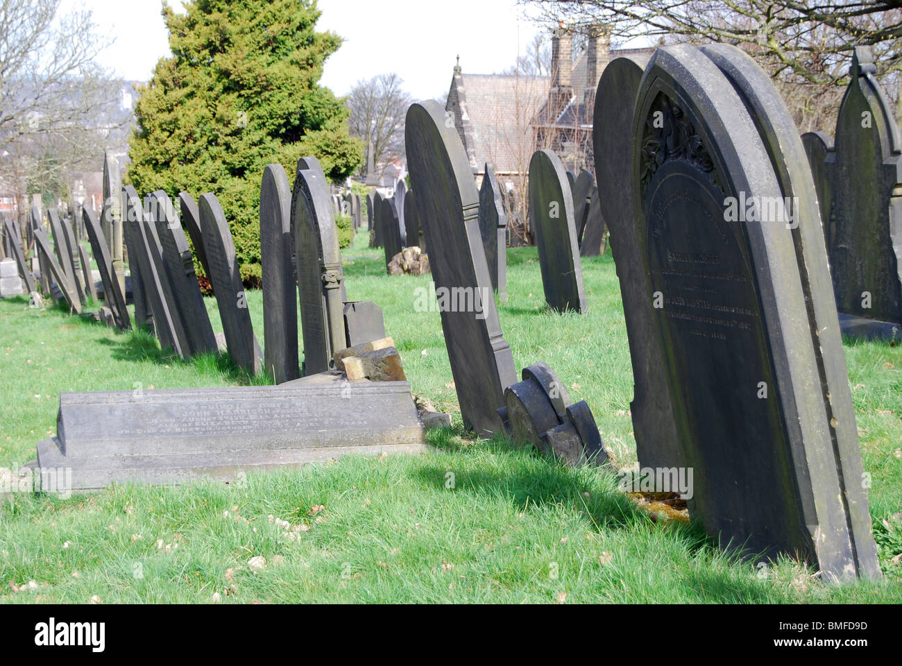 Victorian Graveyard Gothic Tombstones Dead Stone Stock Photo - Alamy