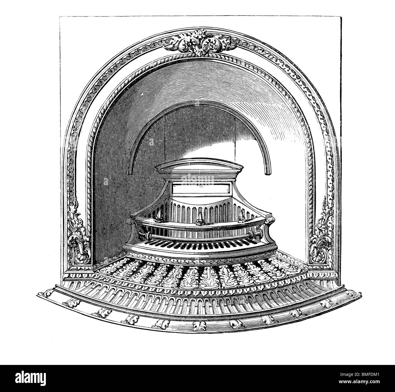 Interior design in neoclassical Cut Out Stock Images & Pictures - Alamy