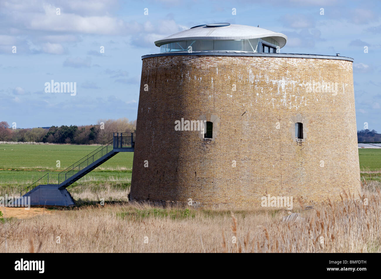Martello tower Y converted into a home Stock Photo - Alamy