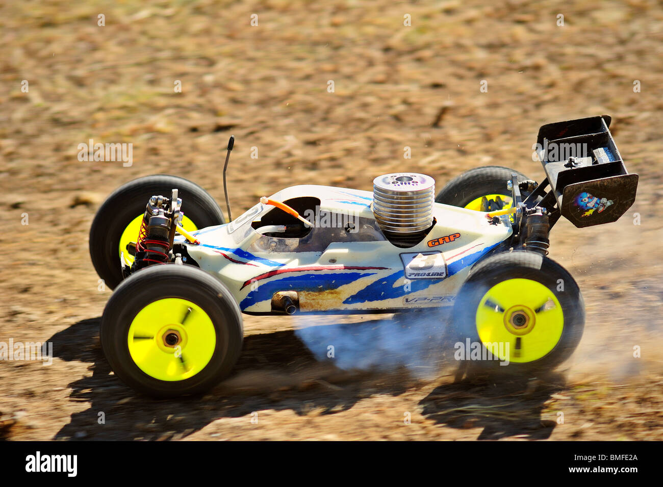 Model racing car accelerating away hi-res stock photography and images ...