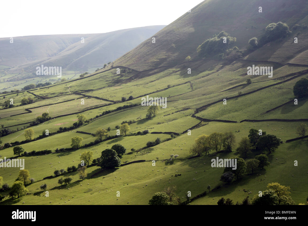 Edale Derbyshire Peak District National Park England Stock Photo - Alamy