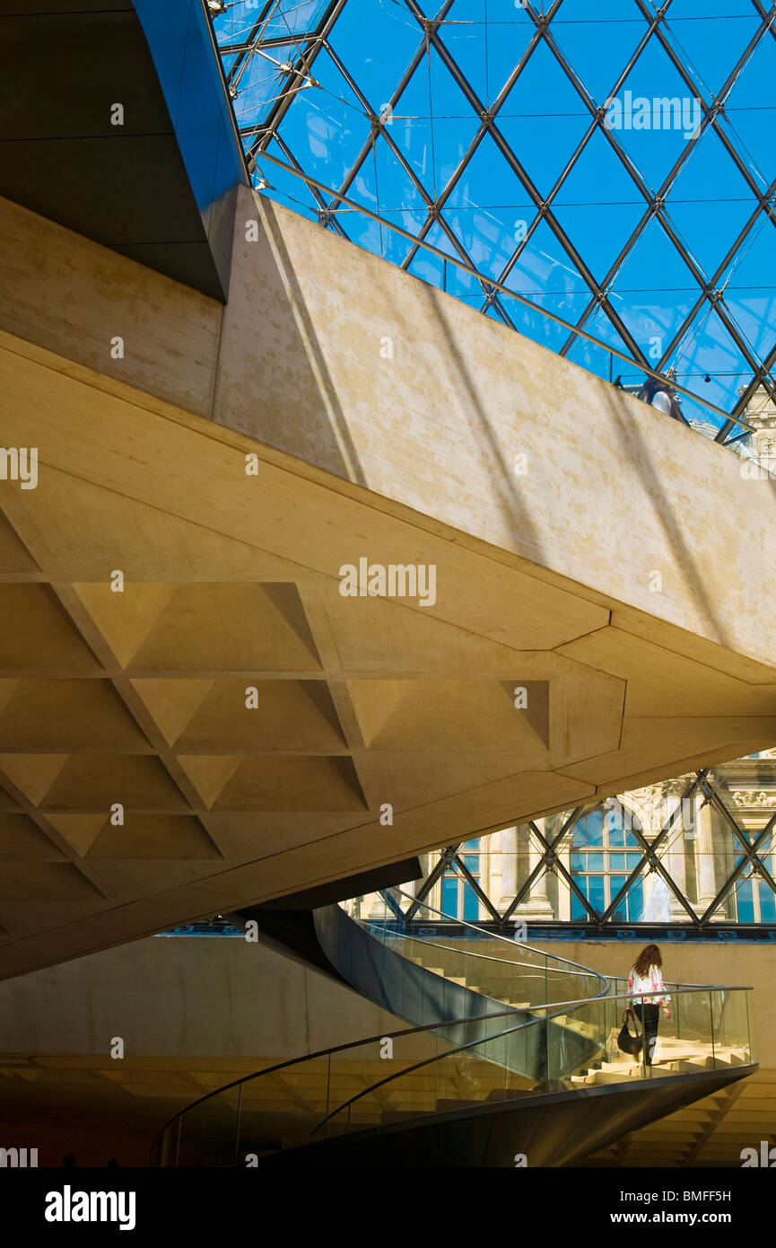 Under pyramid louvre museum hi-res stock photography and images - Alamy