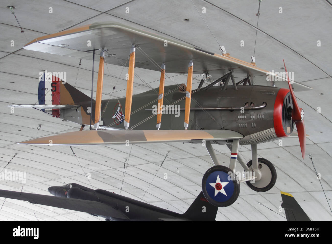 SPAD S-13 Duxford Aero Museum - part of the Imperial War Museum. The ...