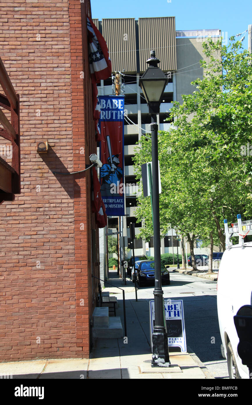 Babe Ruth's Birthplace, a museum in Baltimore, MD Stock Photo - Alamy