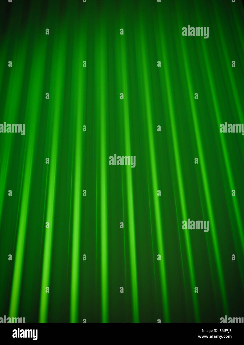 Bright green metallic industrial construction building panel Stock ...