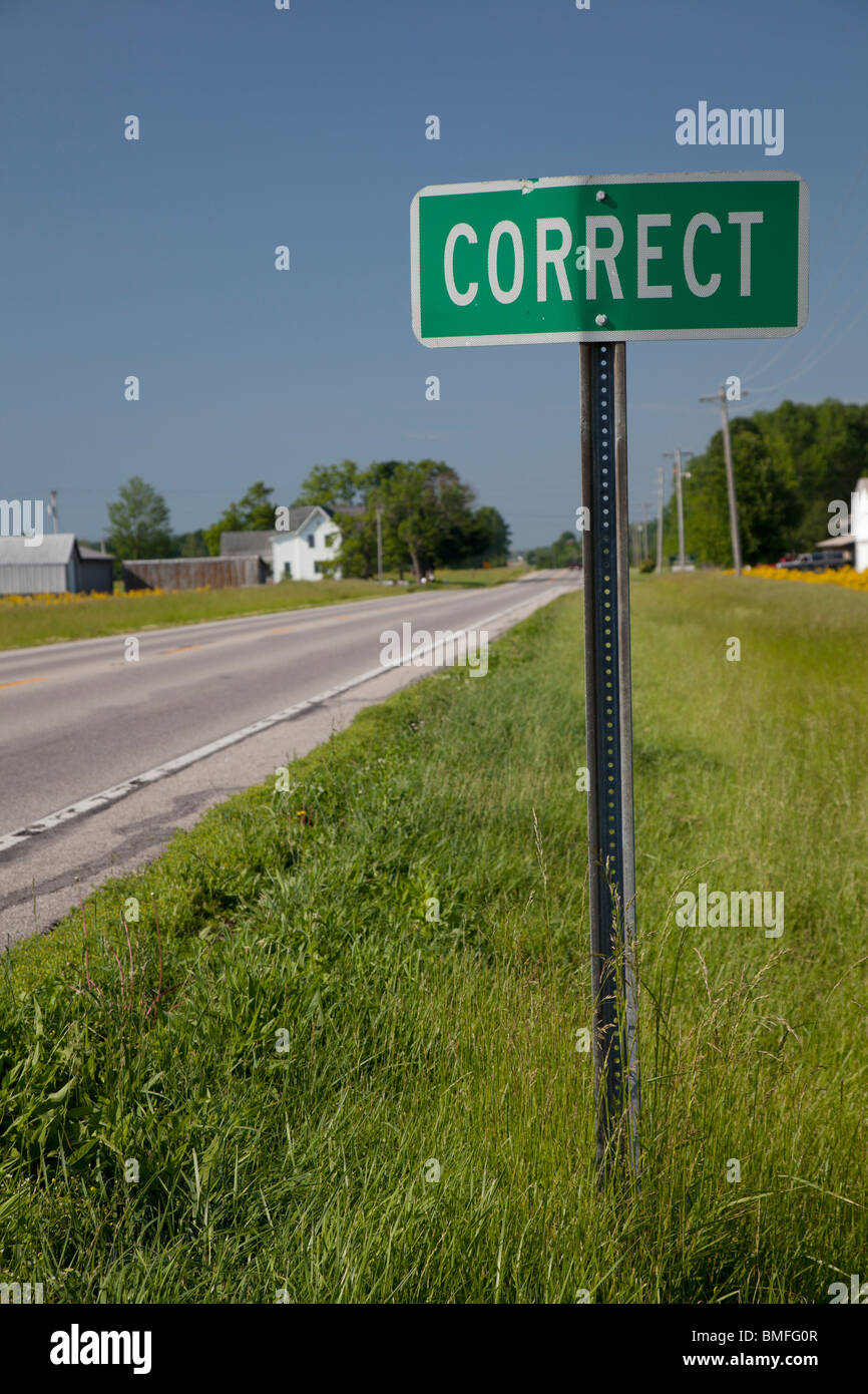 Correct sign hi-res stock photography and images - Alamy