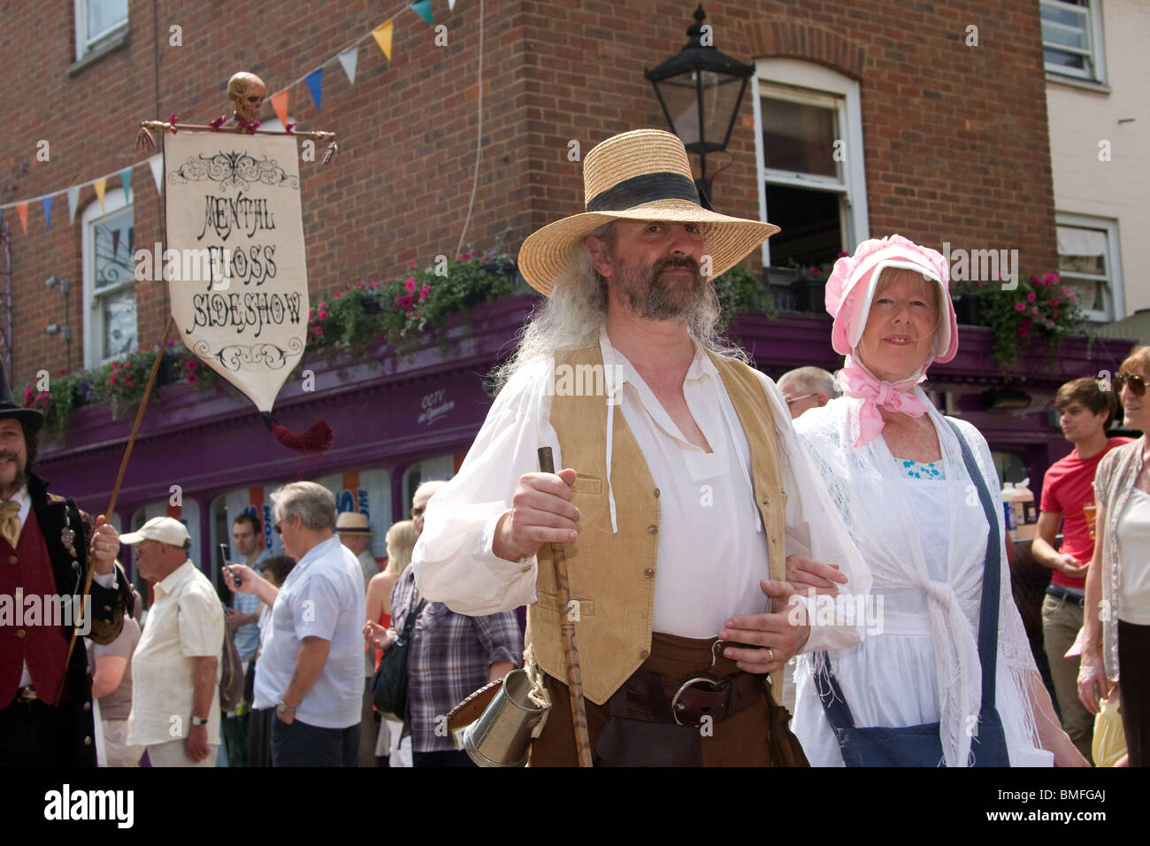 Dickens Festival Victorian Dickensian Characters High Street Rochester Kent England Uk Europe