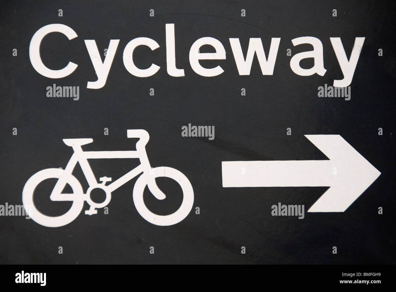 Cycleway, sign, uk Stock Photo - Alamy