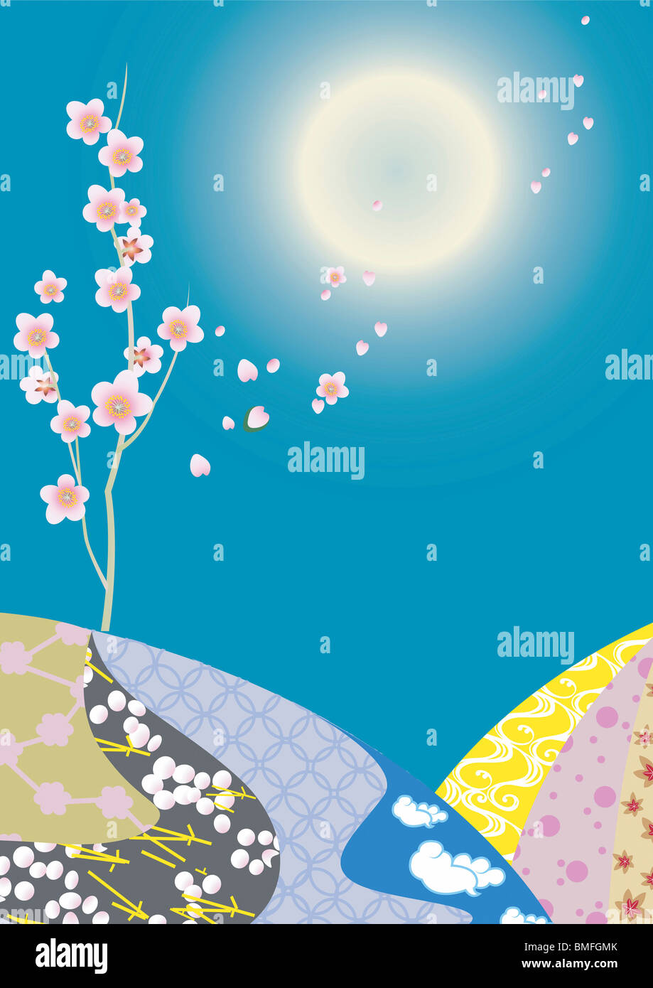 Night flower painting hi-res stock photography and images - Alamy