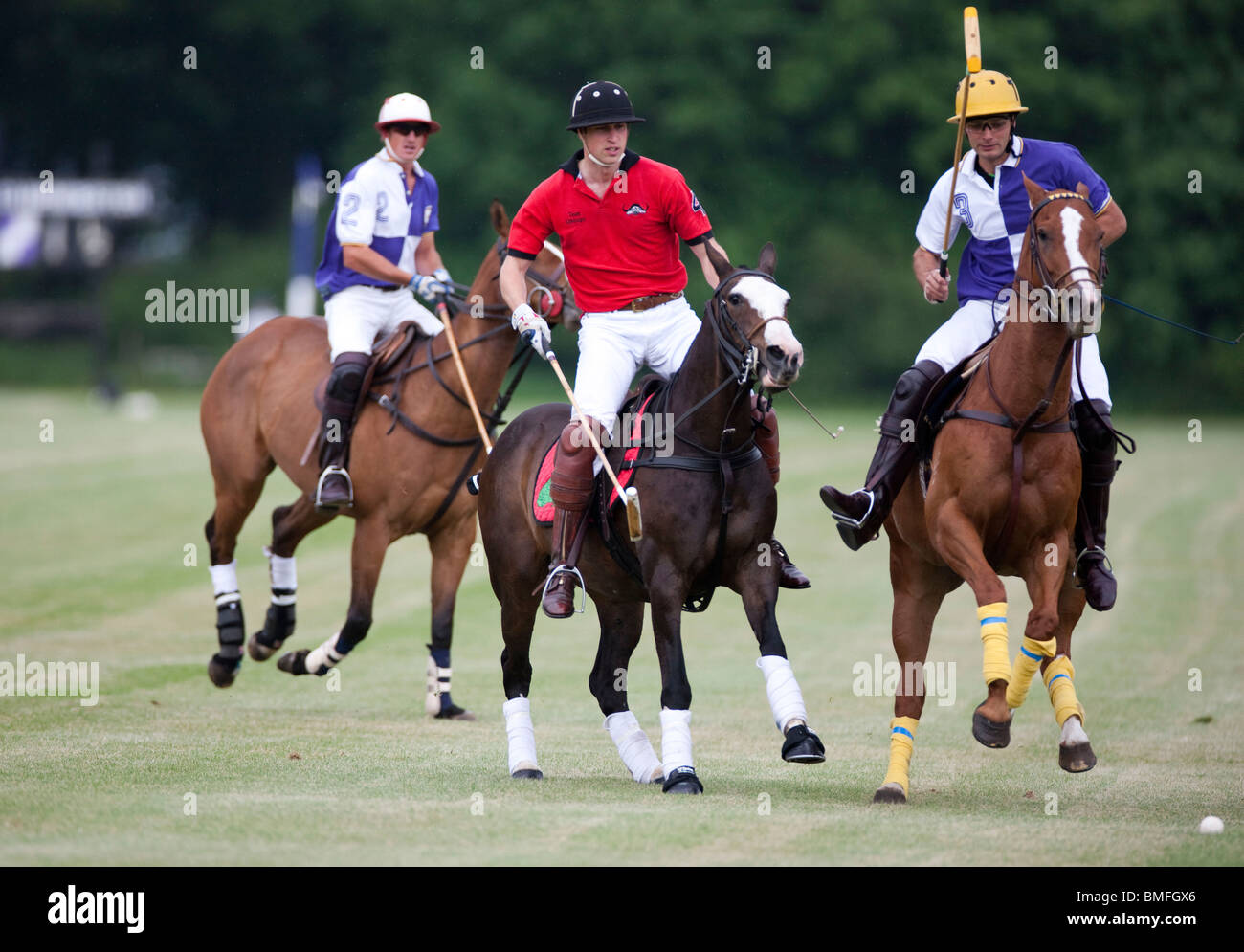Royal family playing polo hi-res stock photography and images - Alamy