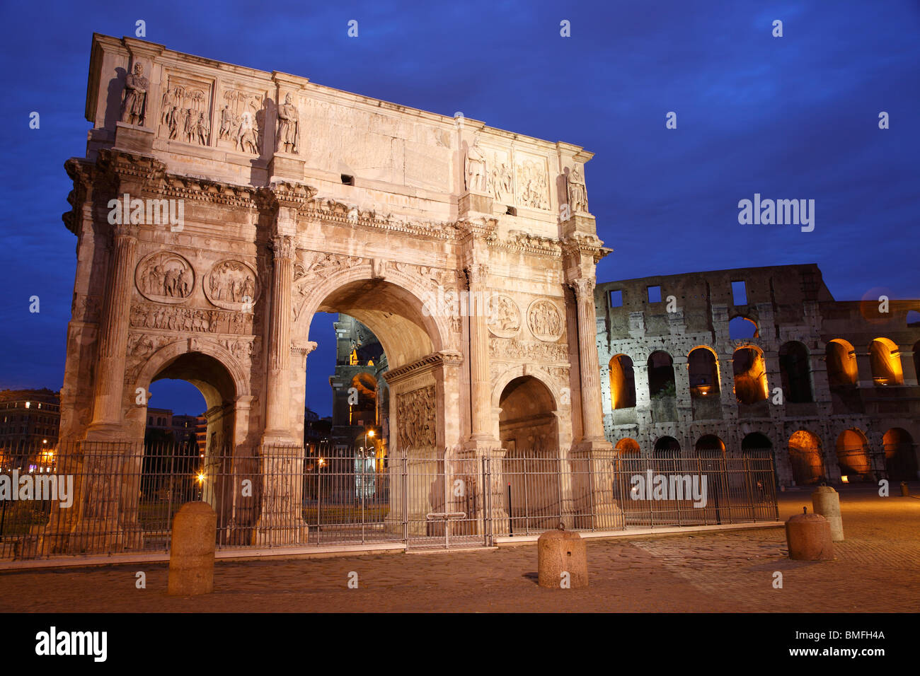 Constantine Arch near Colosseum, Rome, Italy Stock Photo - Alamy