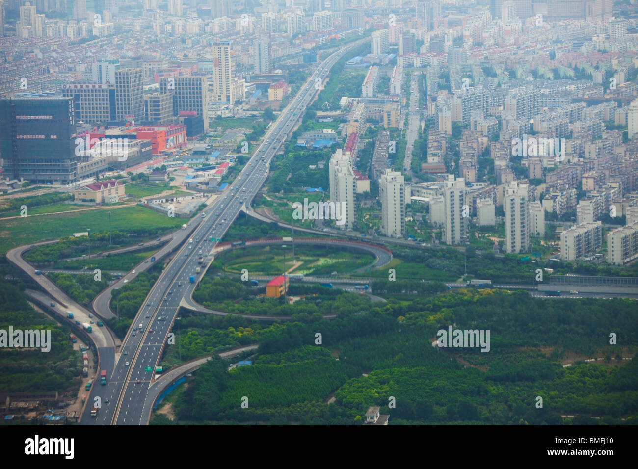 Aerial view of Shanghai, China Stock Photo - Alamy