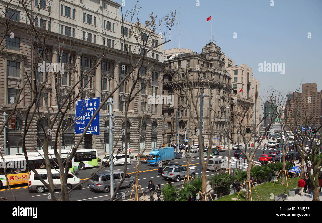 China Everbright Bank and Glen Line Building, Shanghai, China Stock ...