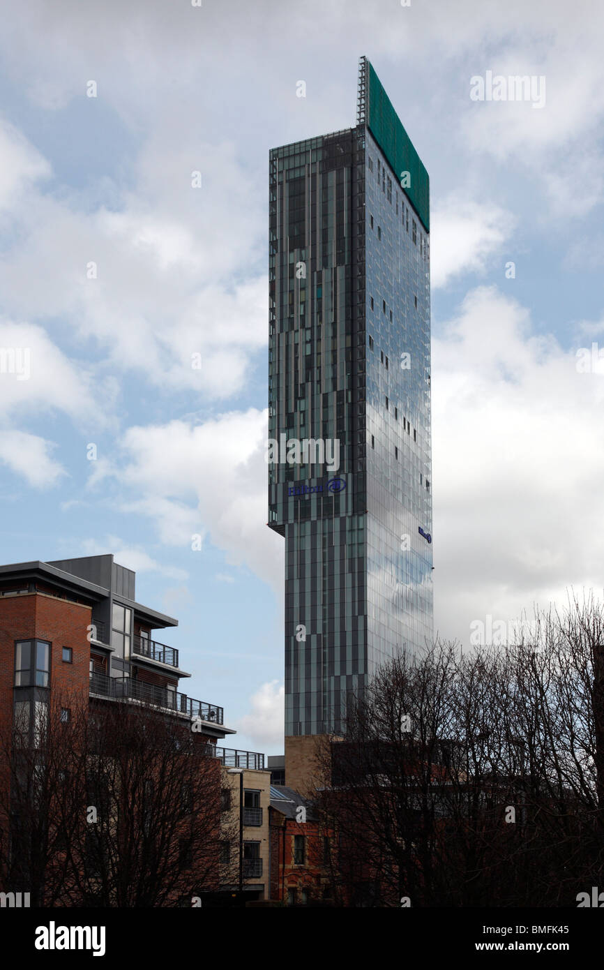 Hilton Hotel Beetham Tower, Manchester, UK Stock Photo - Alamy