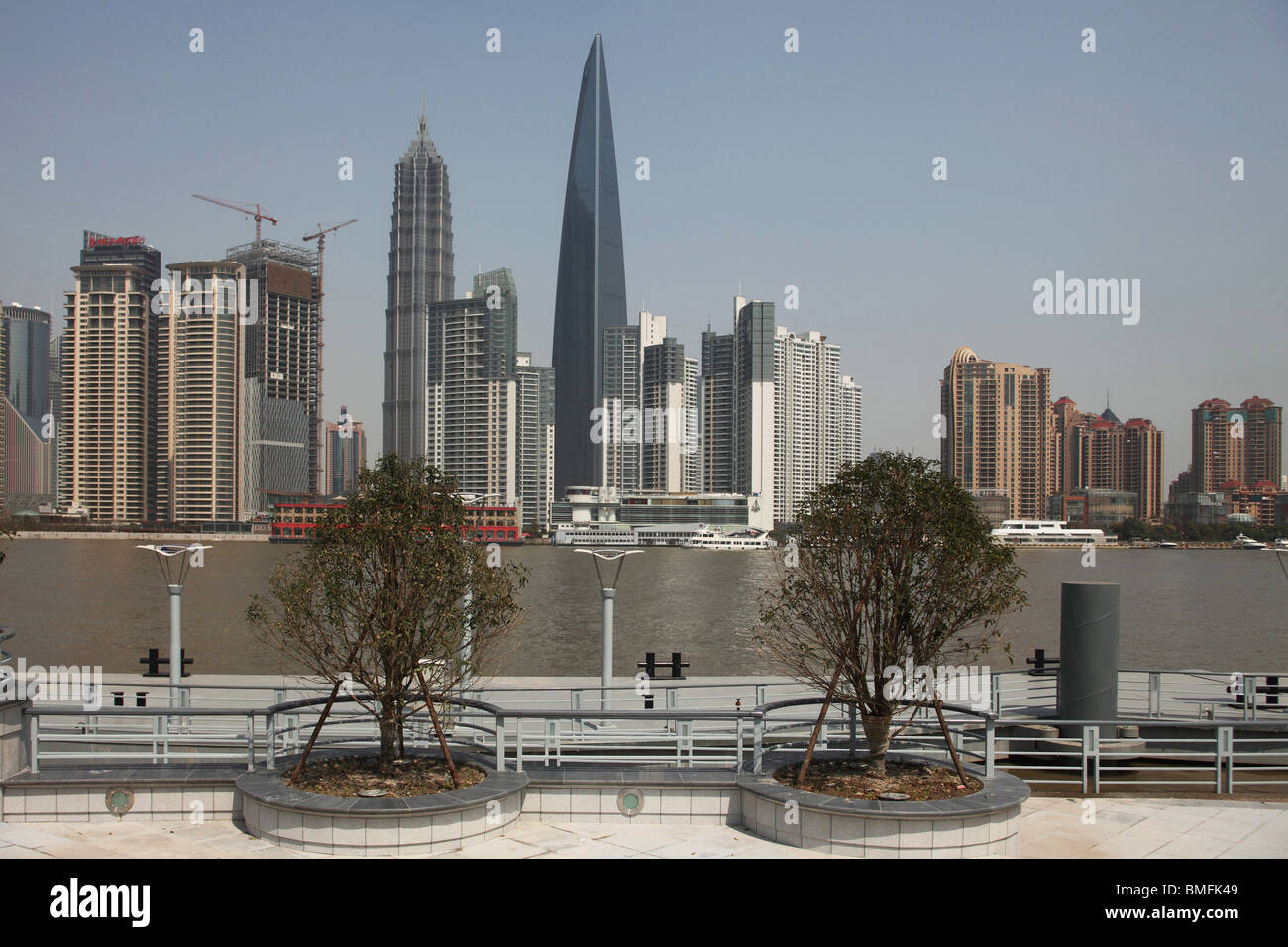 Skyscrapers in Pudong, Shanghai, China Stock Photo - Alamy