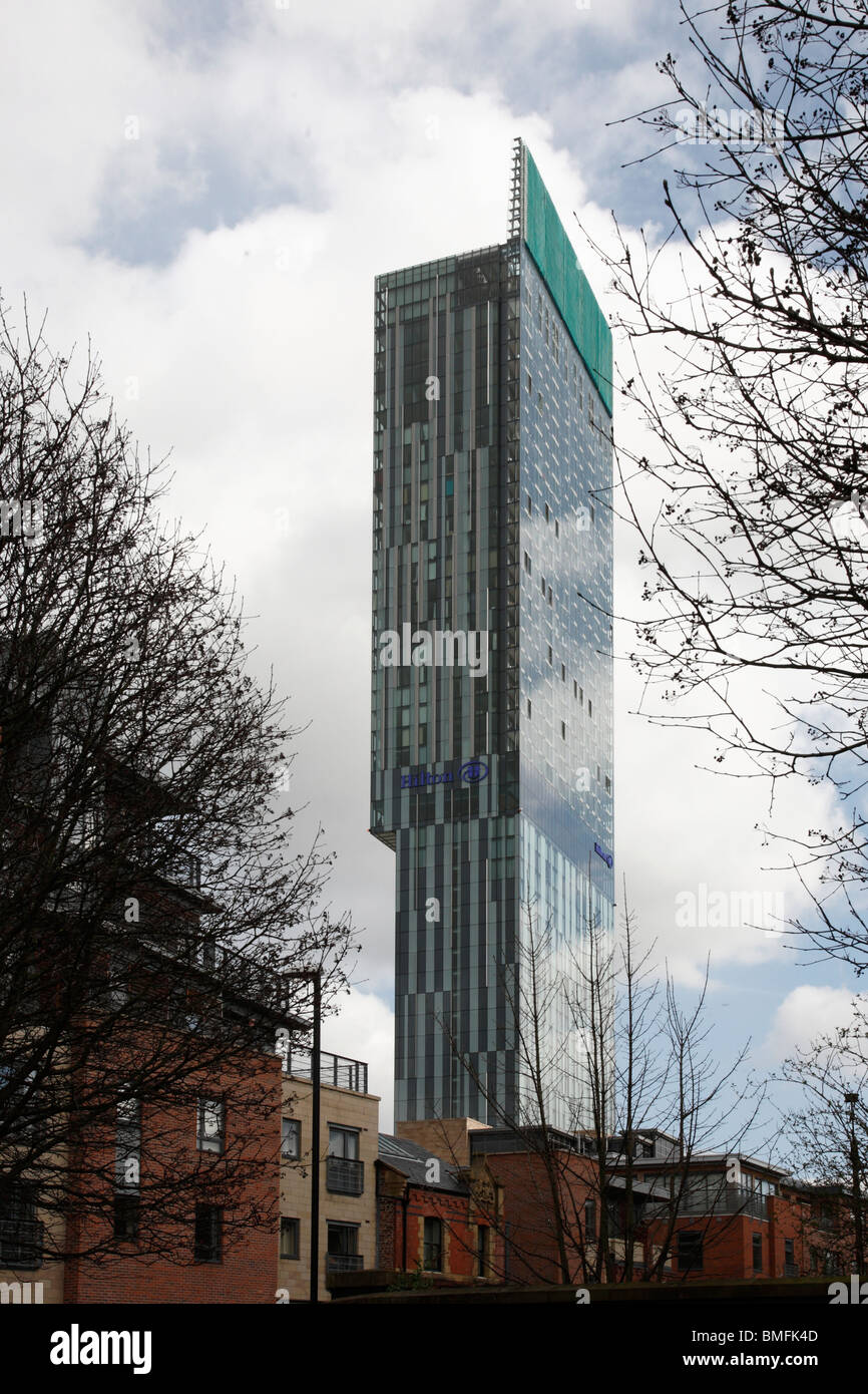 Hilton Hotel Beetham Tower, Manchester, UK Stock Photo - Alamy