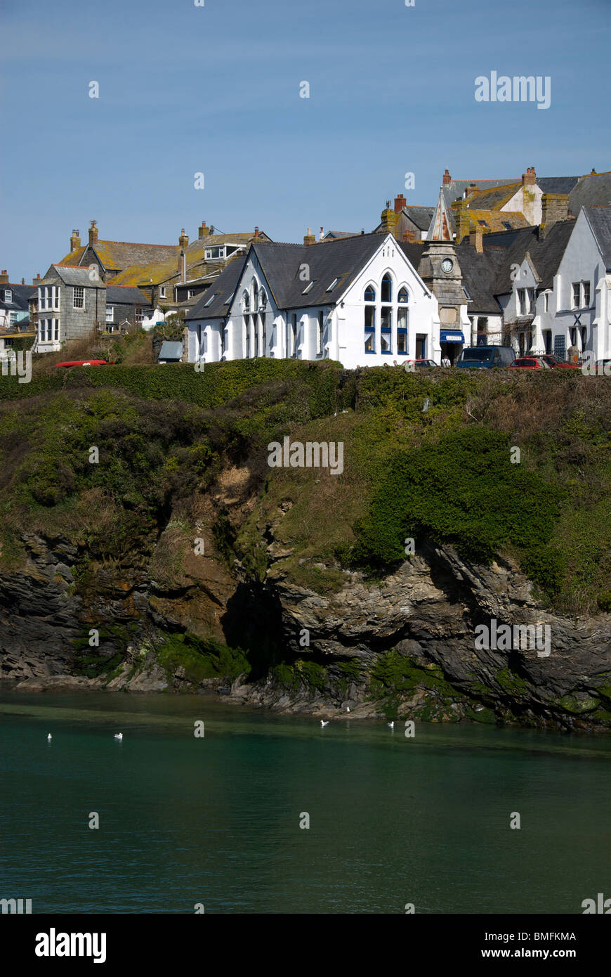 Port Issac Cornwall UK Harbor Harbour Stock Photo - Alamy