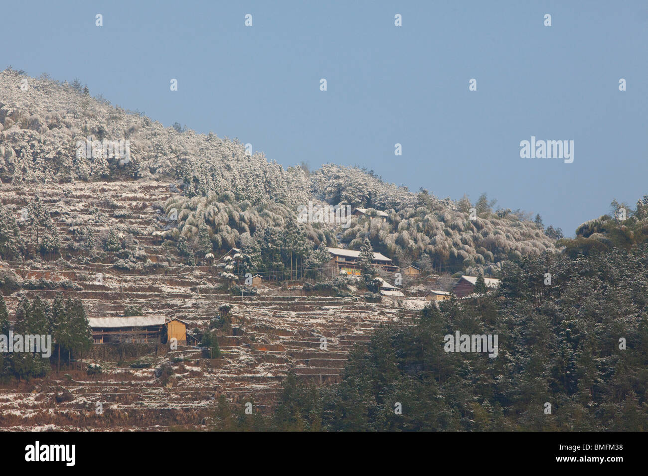 Banling Village in winter, Zhengkeng, Jingning She Autonomous County ...